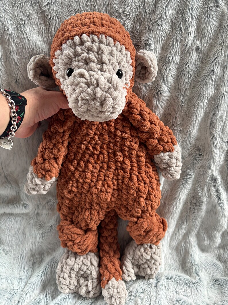Monkey Knotted Lovie Toy Stuffie - Etsy