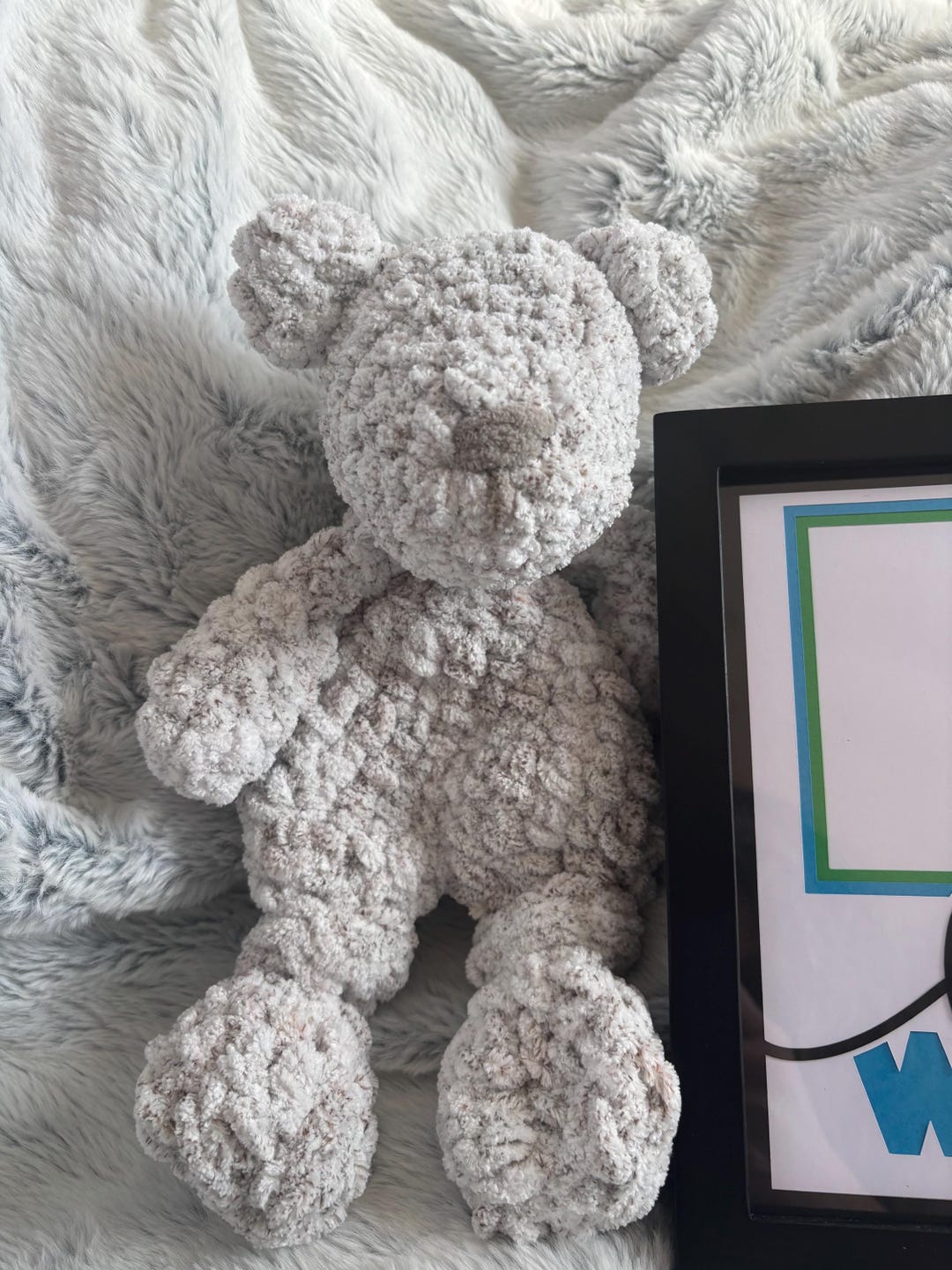Bear Plushie Lovey for Kids - Handmade Snuggle Buddy - Etsy
