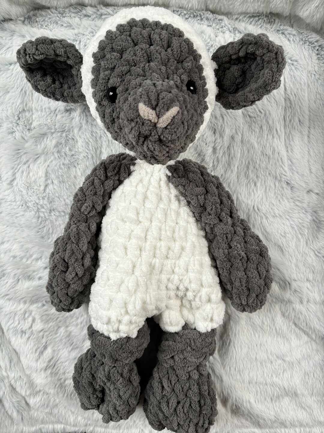 Lamb Knotted Lovie Toy Stuffie - Etsy