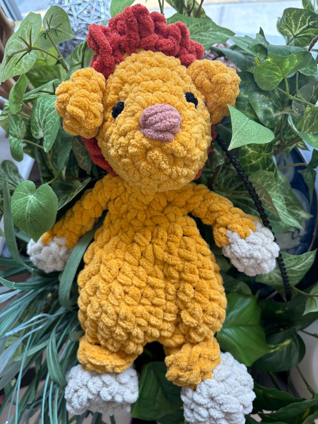 Lion Plushie Lovey Stuffie for Kids - Handmade Snuggle Buddy - Etsy