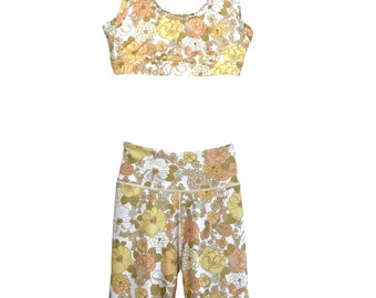 Floral Workout Set - Etsy