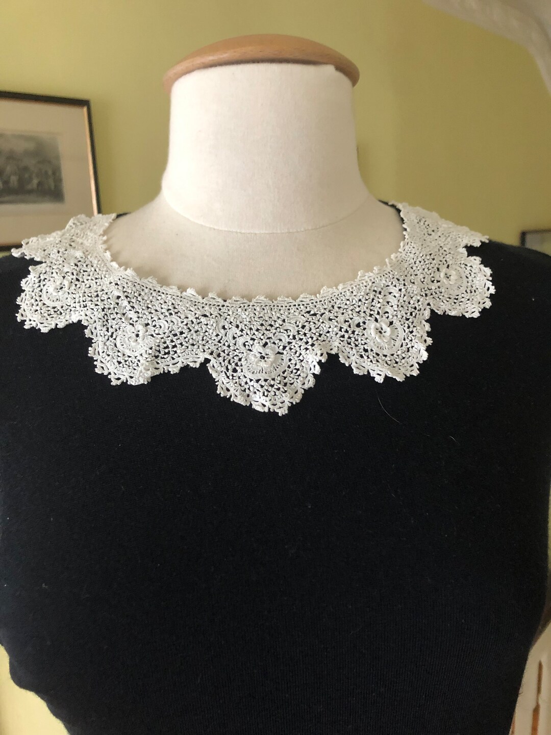 Antique Clones Irish Lace Collar - Etsy