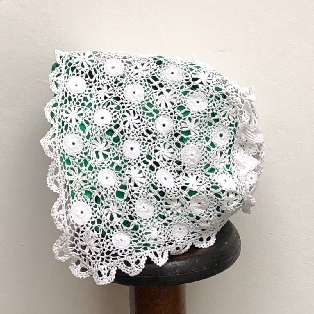 Irish Crochet Lace Christening / Baptisim Bonnet - Etsy