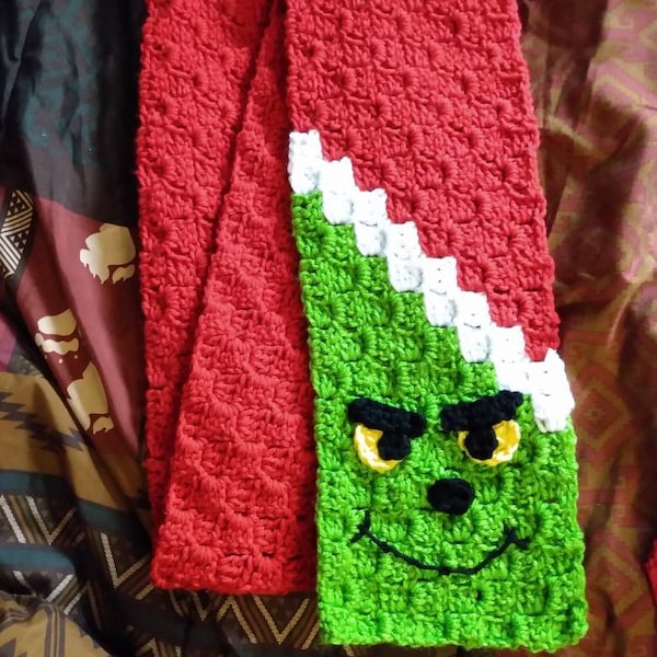 Grinch Scarf Pattern - Etsy