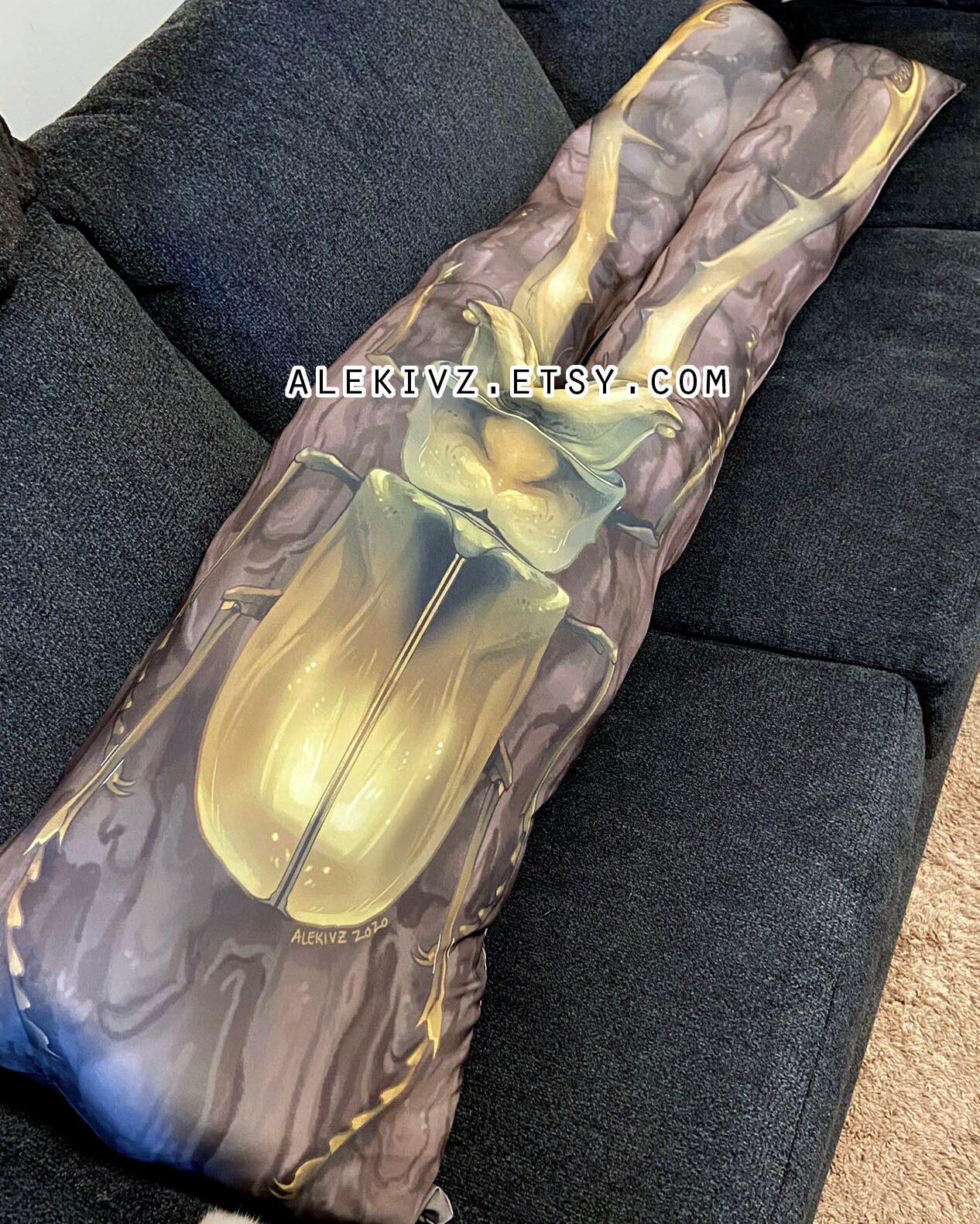 STAG BEETLE PILLOW . Dakimakura . Split Leg Body Pillowcase | Etsy