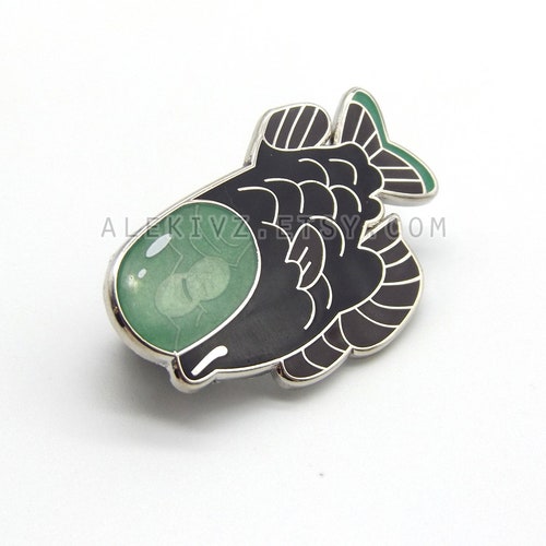 Arowana Fish Enamel Pin 2.25 | Etsy