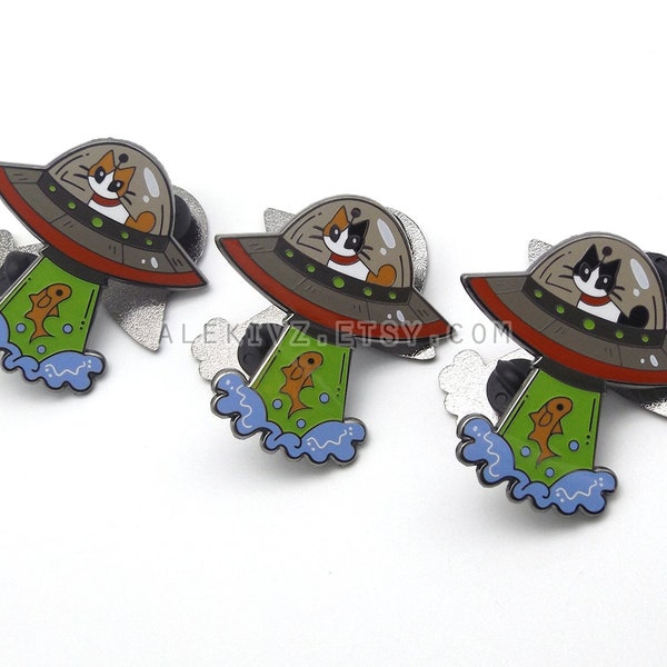 Enamel Cat Pin - Etsy