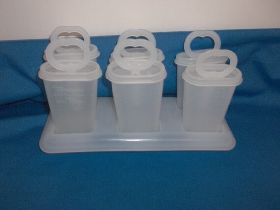 Vintage Tupperware Ice Tups Ice Molds Fruit Pops Pudding | Etsy