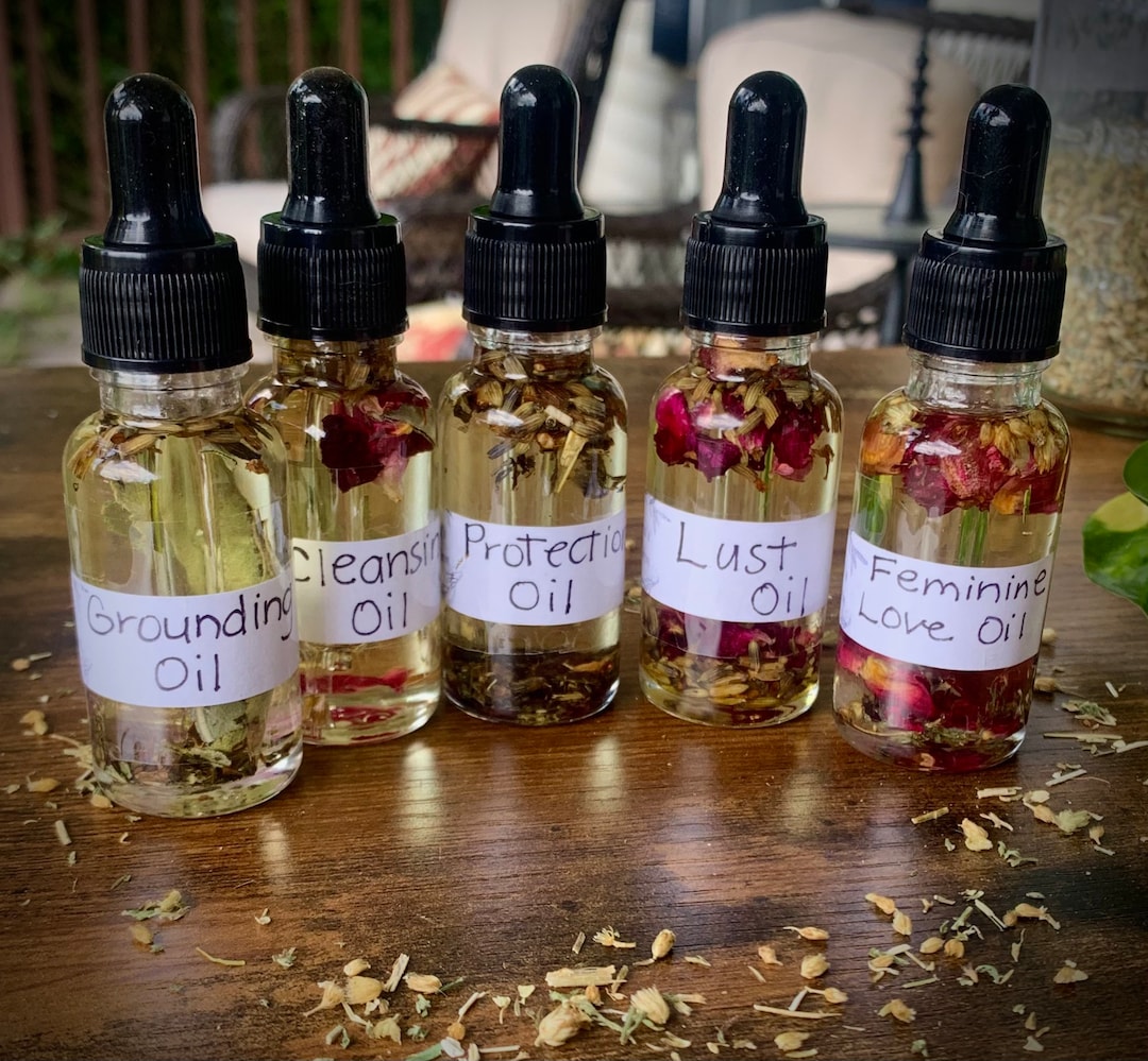 Ritual ~ Anointing Oil Set, Ritual Oils, Witchcraft, Witchcraft Tools ...