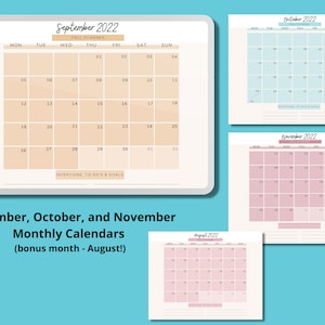 Onenote Fall Digital Planner - Daily, Weekly, Monthly Templates ...