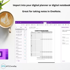 Leader Standard Work Template for Daily, Weekly, Monthly Meetings and ...