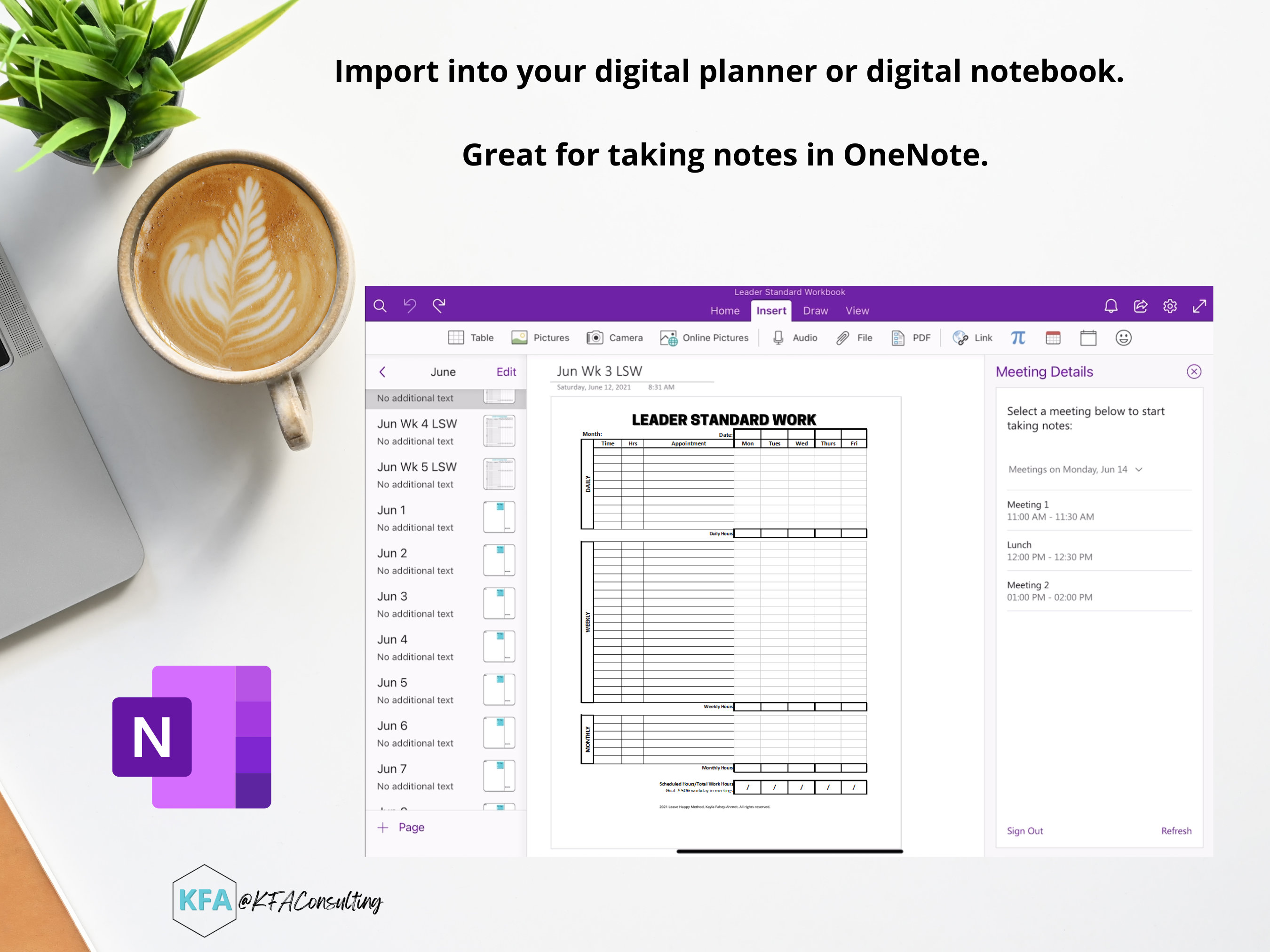 Leader Standard Work Template for Daily, Weekly, Monthly Meetings and ...