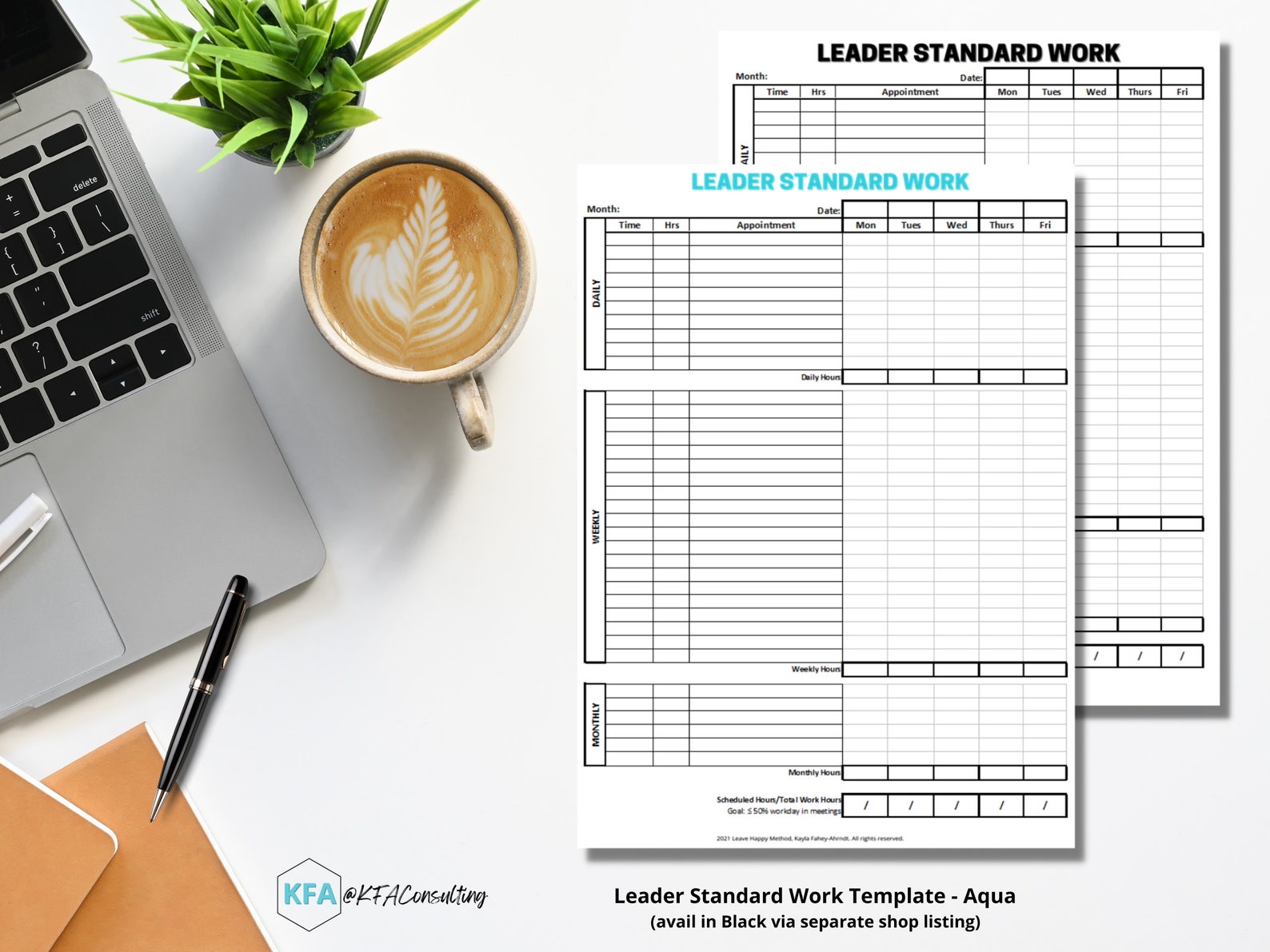 Leader Standard Work Template for Daily, Weekly, Monthly Meetings and ...