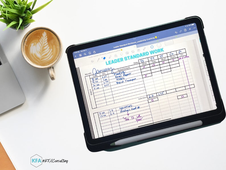Leader Standard Work Template for Daily, Weekly, Monthly Meetings and ...