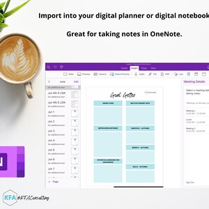 Smart Goal Worksheet, Onenote and Goodnotes Digital Planner, SMART ...