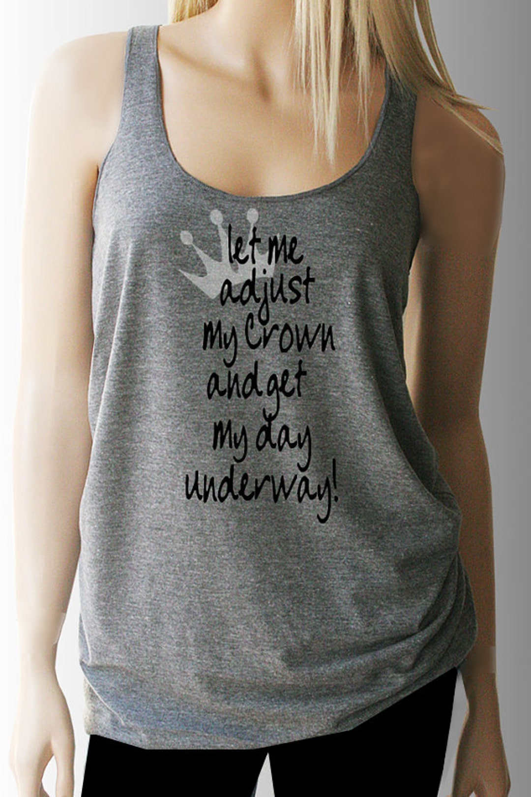 Let Me Adjust My Crown Tank. Funny Tank Tops. Funny Tees. Funny Tanks ...