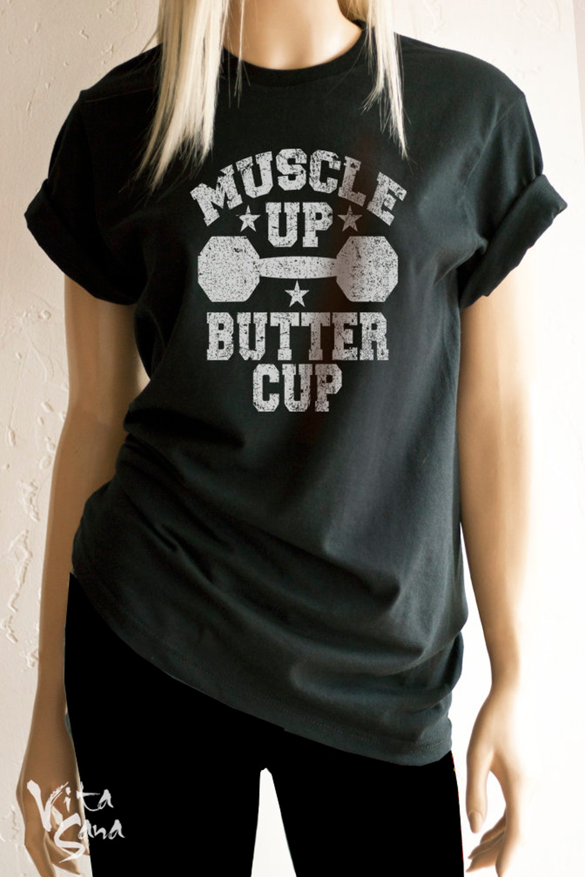Workout Shirts. Muscle up Buttercup T-shirt. Gym Shirts. - Etsy