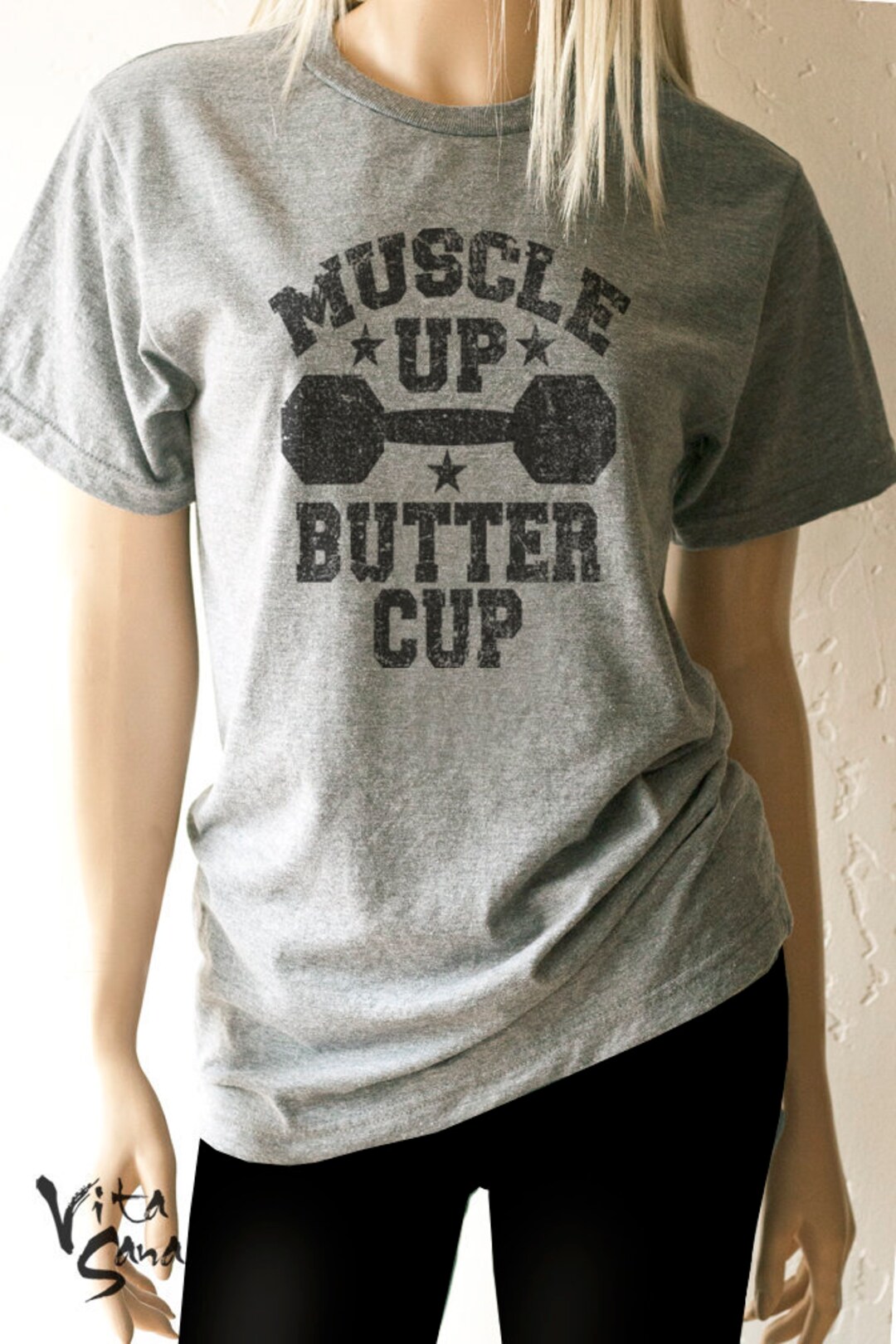 Workout Shirts. Muscle up Buttercup T-shirt. Gym Shirts. Workout ...