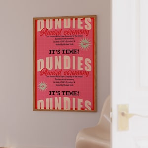 The Office Wall Art Printable, Digital Download Dundies Award Flyer - Etsy