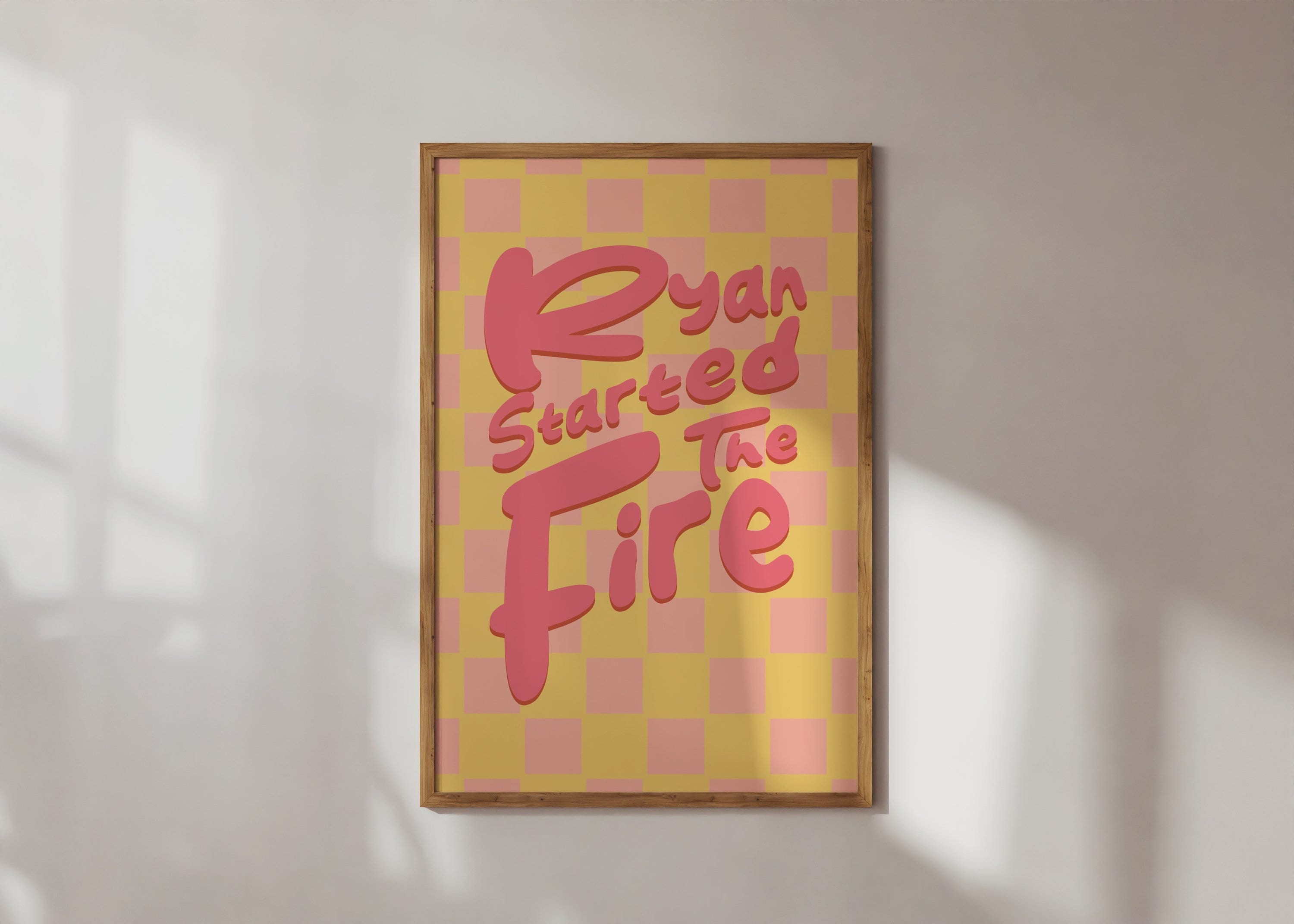 The Office Print Ryan Started the Fire Digital Download the - Etsy