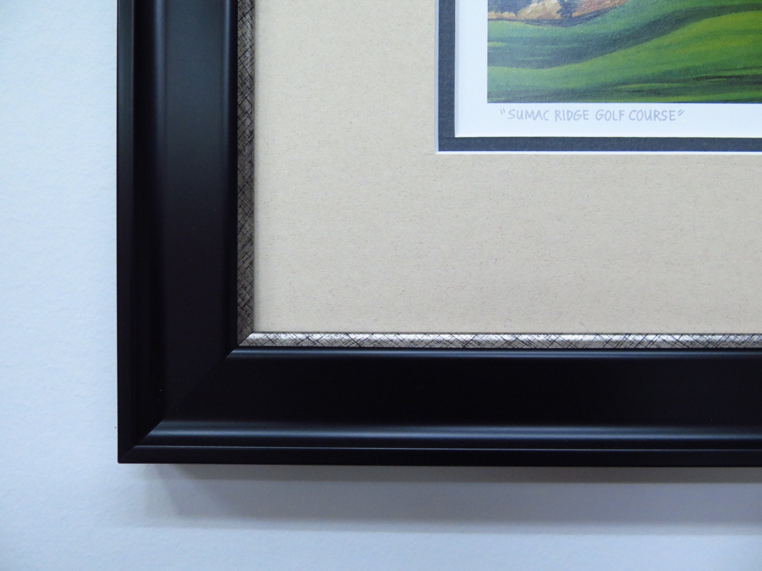 FRAMED Golf Artcard Print sumac Ridge Golf Course by Mal Gagnon - Etsy