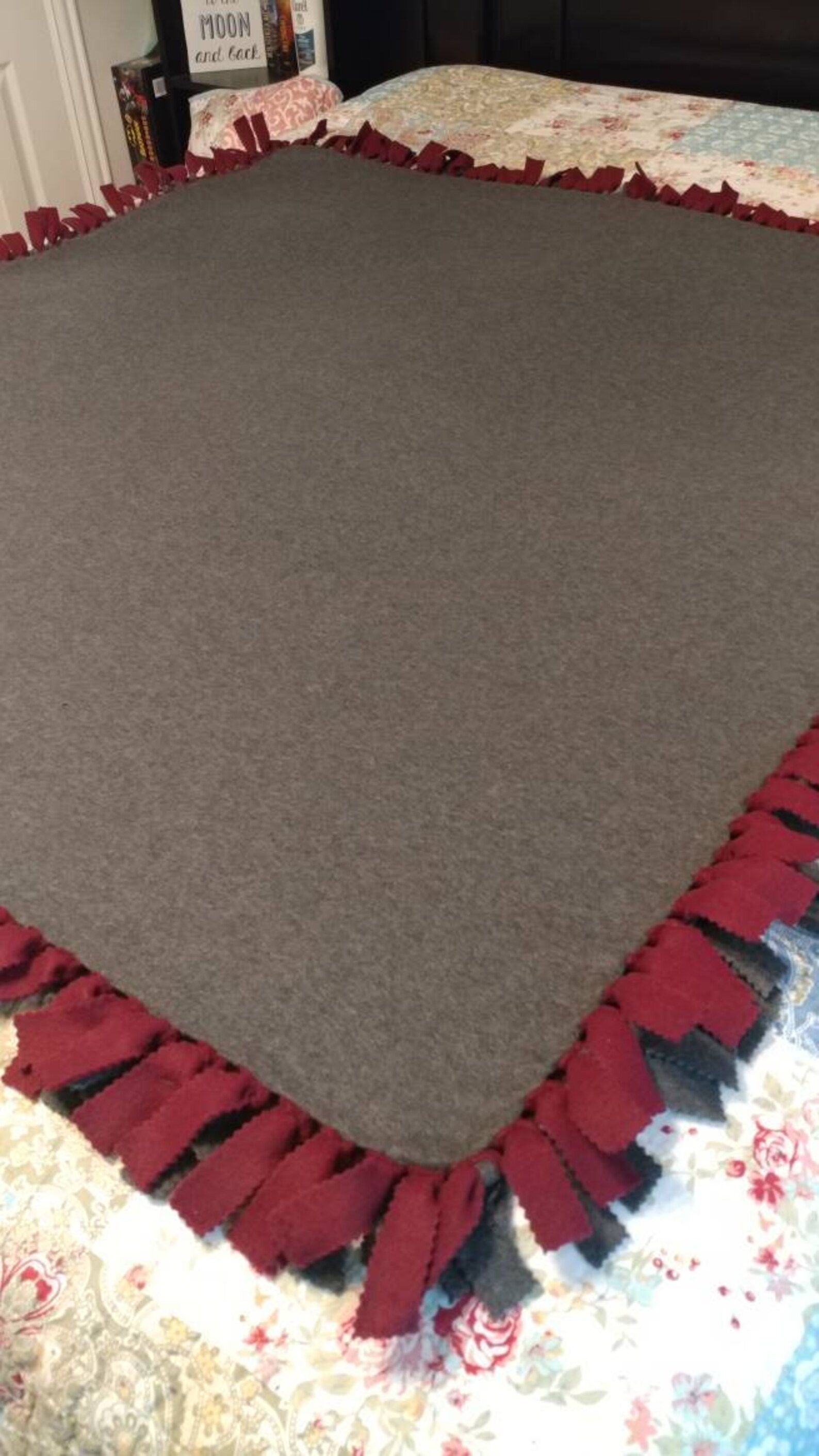 School Colors Fleece Blanket / Solid Colors Blanket / School Pride ...