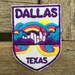 Dallas Texas Travel Souvenir Patch from Voyager | Etsy