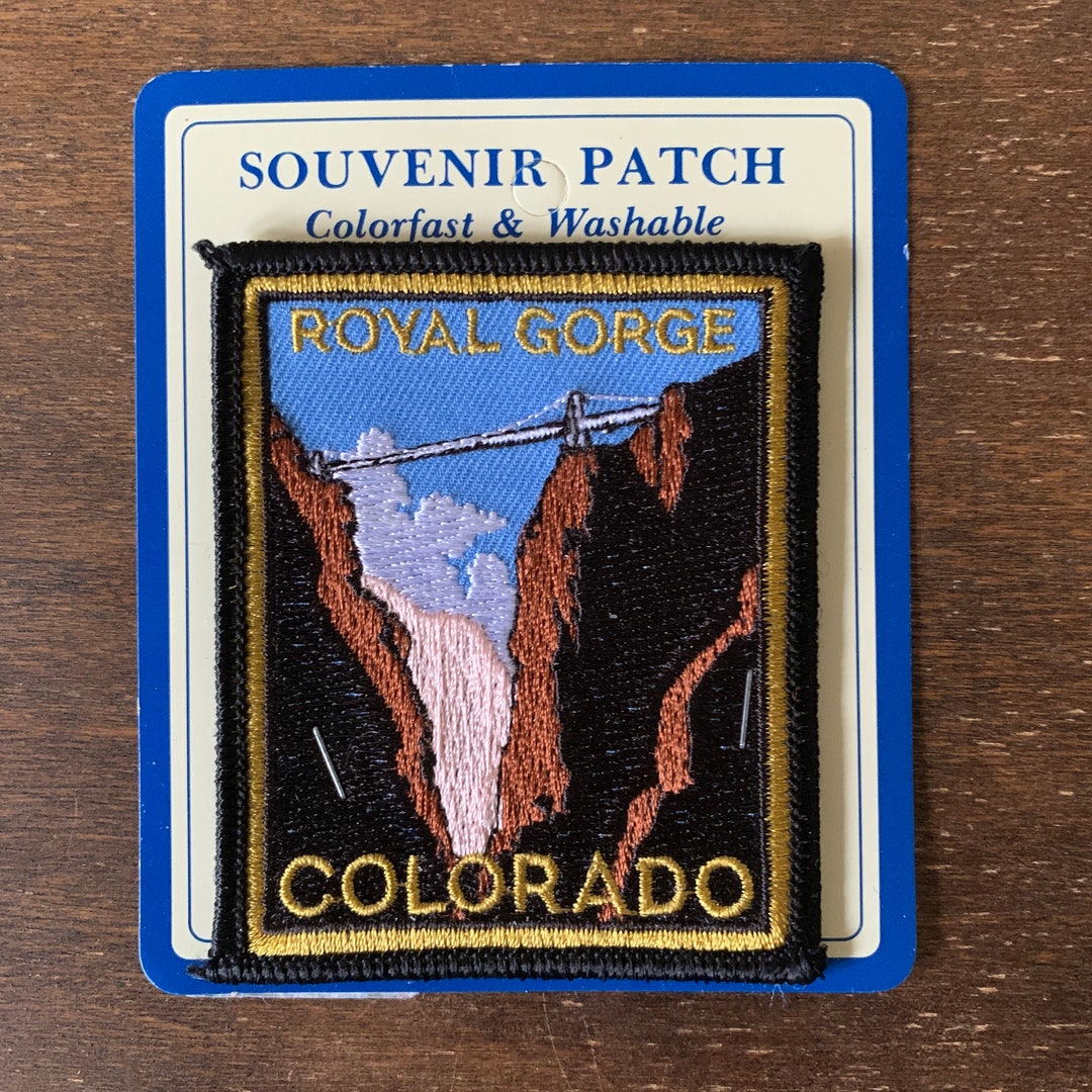 Royal Gorge Colorado Vintage Souvenir Travel Patch From Monterey Patch ...