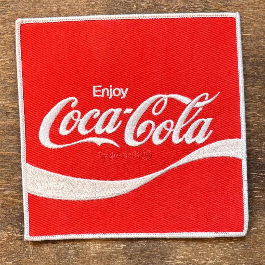 Coca Cola, Coke Large Logo Patch (6 X 6 Inches) - Etsy