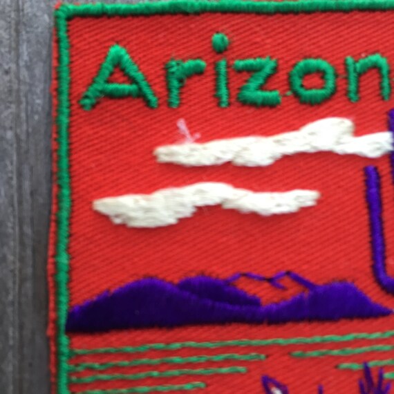 Arizona Vintage Souvenir Travel Patch from Voyager - Gem