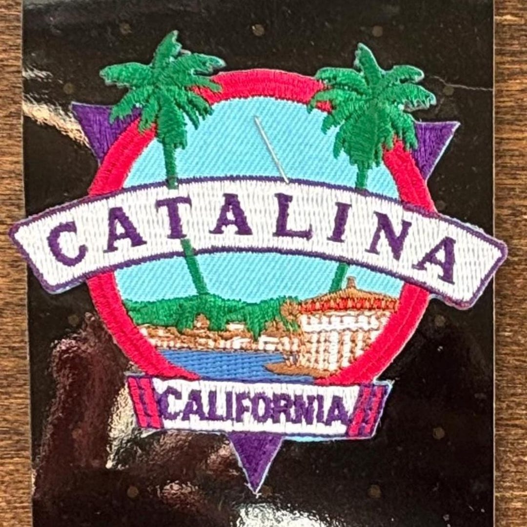 Catalina Island California Vintage Souvenir Travel Patch by Pinnacle ...