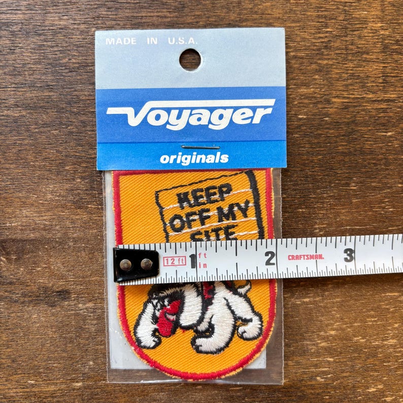 Keep off My Site Vintage Camping Travel Patch From Voyager - Etsy