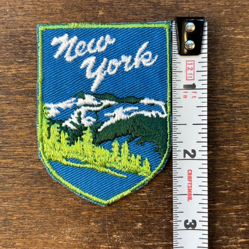New York Vintage Souvenir Travel Patch From Voyager - Etsy