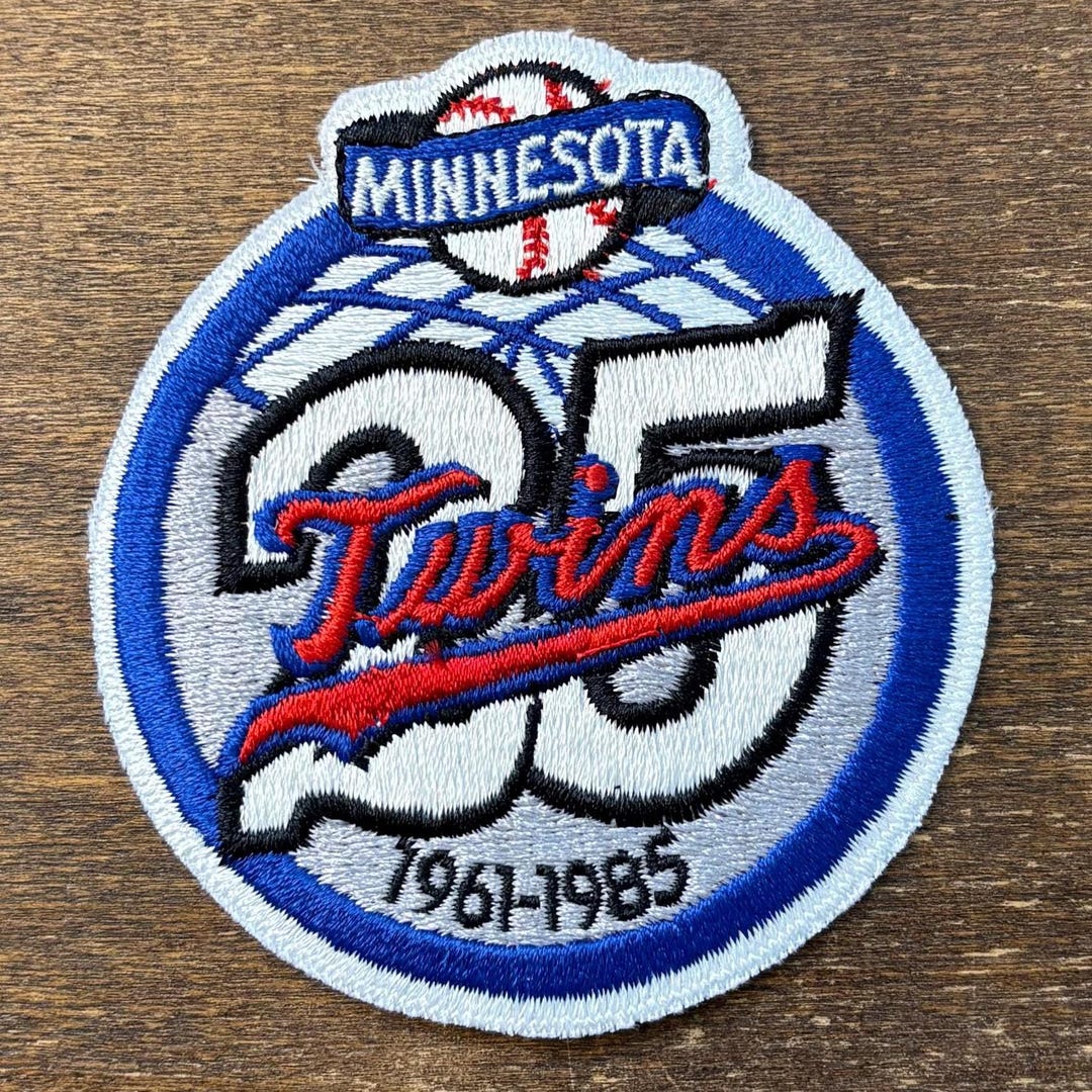 Minnesota Twins 25th Anniversary Patch 1961-1985 Vintage Major League ...