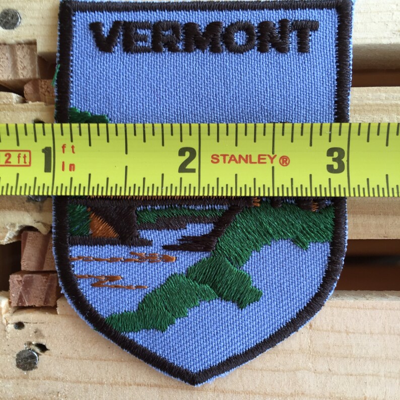 Vermont Vintage Souvenir Travel Patch From Voyager - Etsy