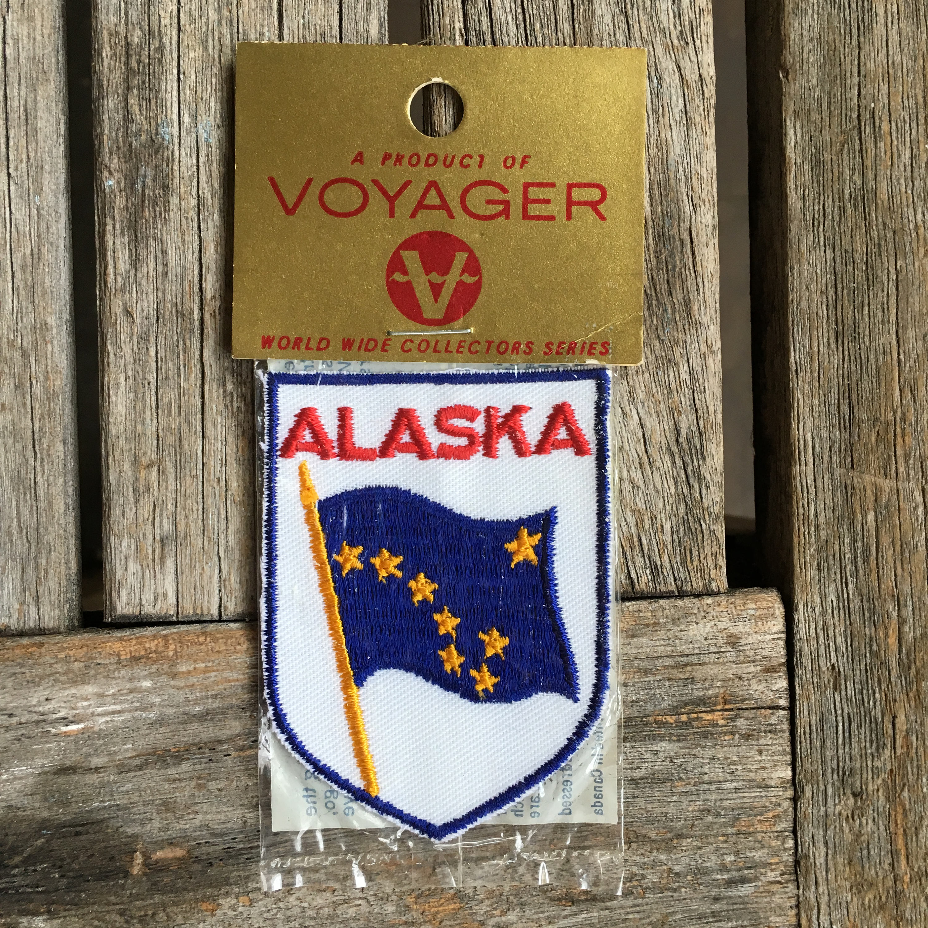 Alaska Flag Vintage Souvenir Travel Patch From Voyager - Etsy