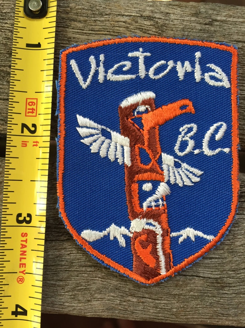 Victoria British Columbia Canada Vintage Travel Souvenir Patch | Etsy