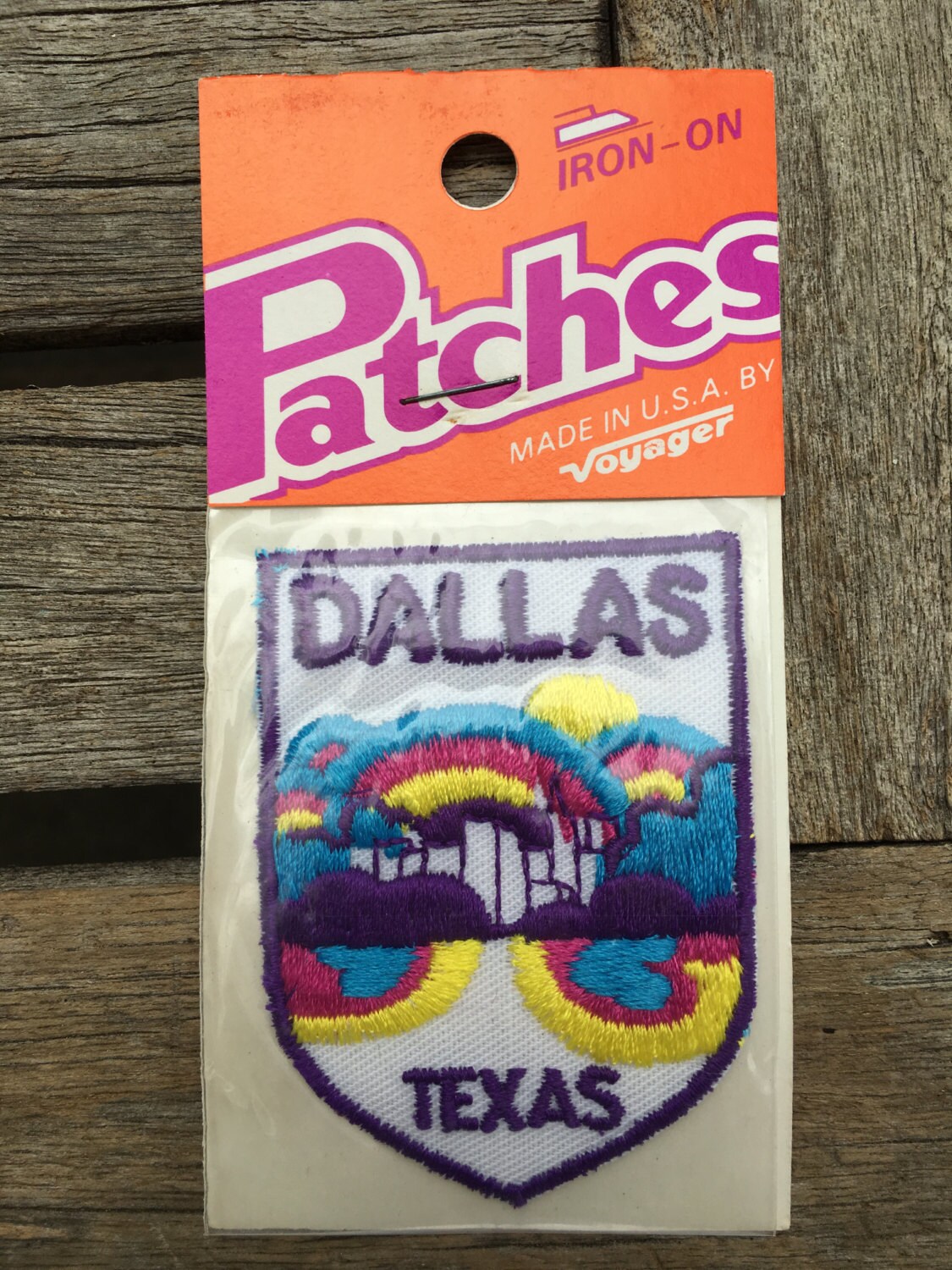 Dallas Texas Travel Souvenir Patch From Voyager - Etsy