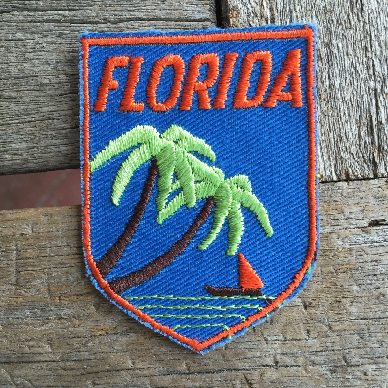 Florida Vintage Souvenir Travel Patch From Voyager - Etsy