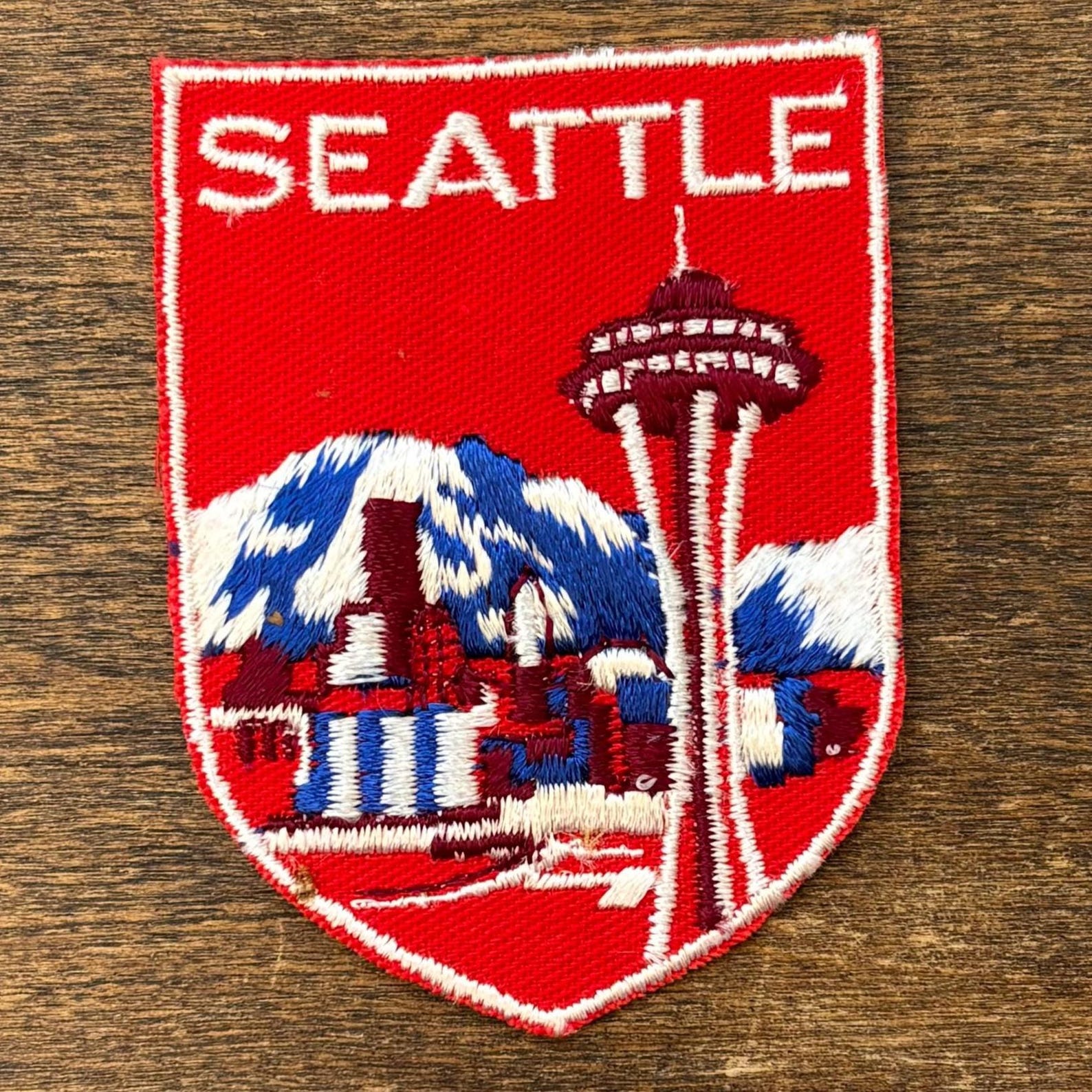 Seattle, Washington Vintage Souvenir Travel Patch From Voyager - Etsy