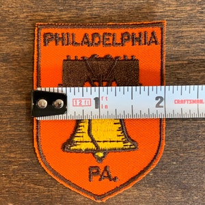 Philadelphia Pennsylvania Vintage Souvenir Travel Patch From Voyager - Etsy