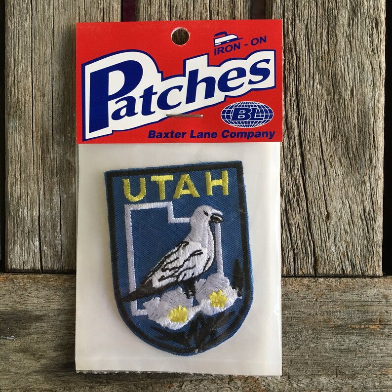 Utah Vintage Souvenir Travel Patch From Baxter Lane - New in Original ...