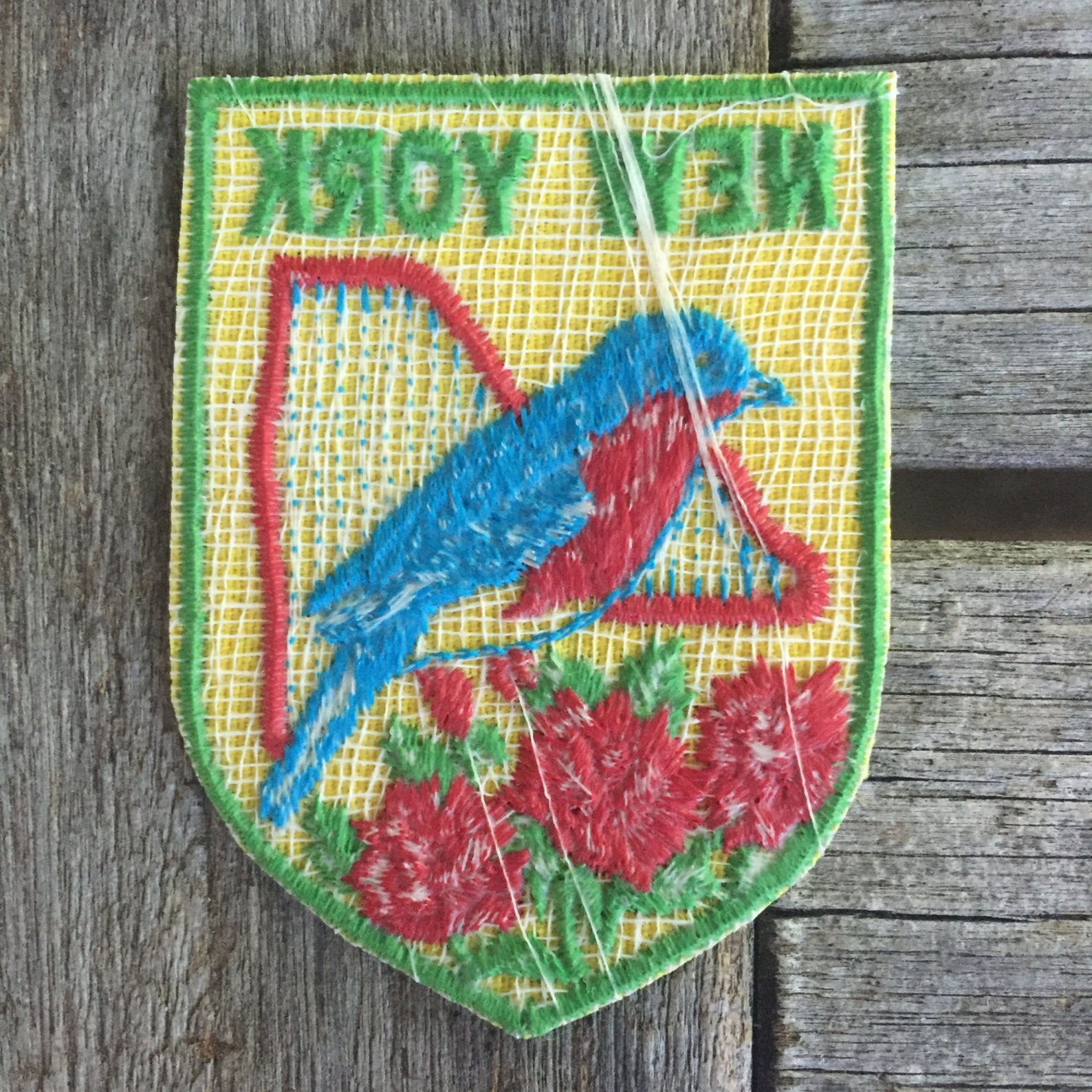 New York Vintage Souvenir Travel Patch From Voyager - Etsy