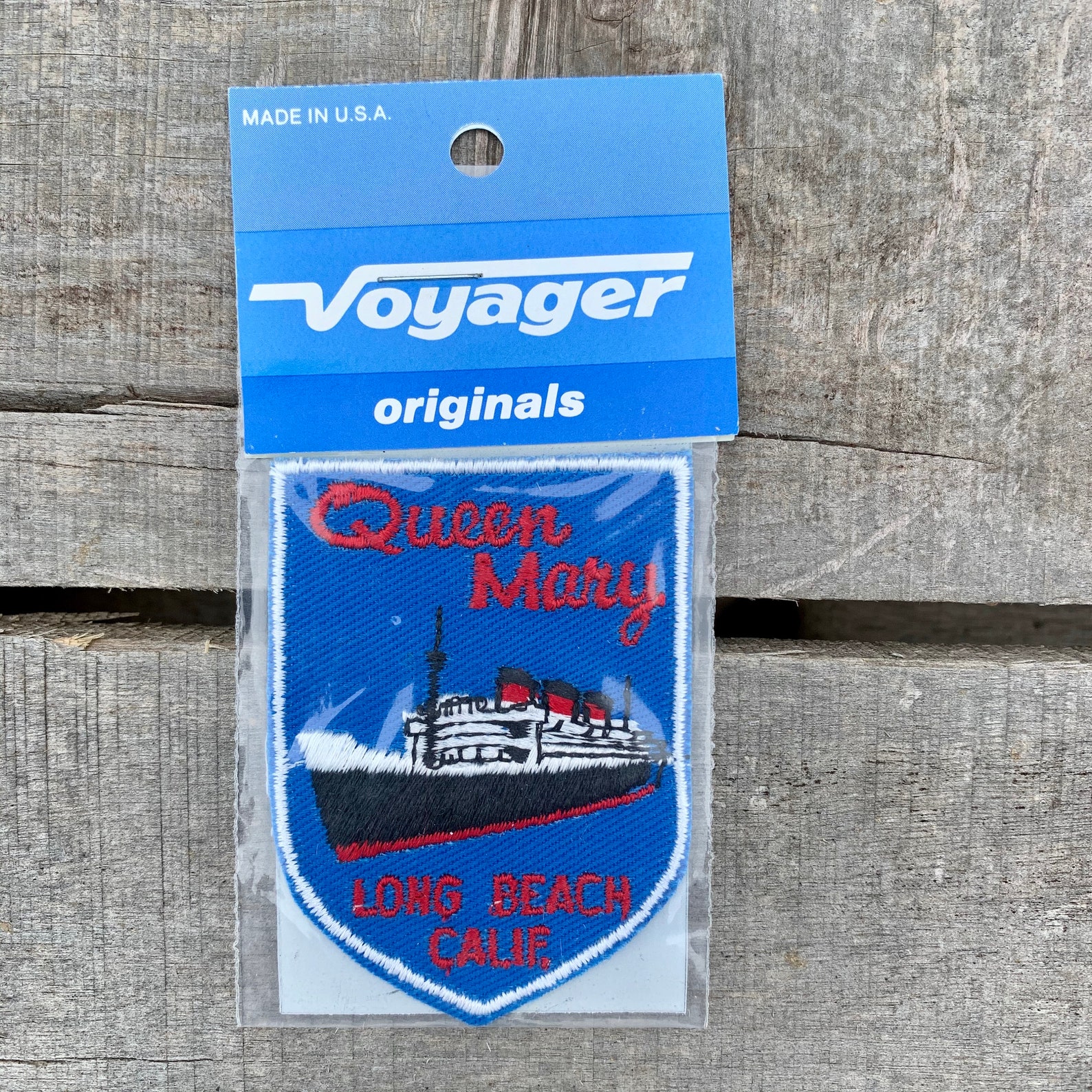 Queen Mary Vintage Souvenir Travel Patch by Voyager - Etsy