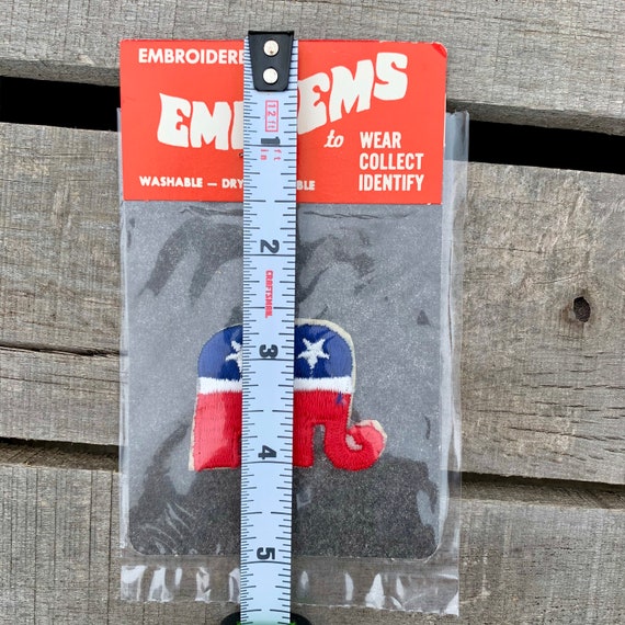 Republican (GOP) Elephant Logo Vintage Novelty Patch - Gem