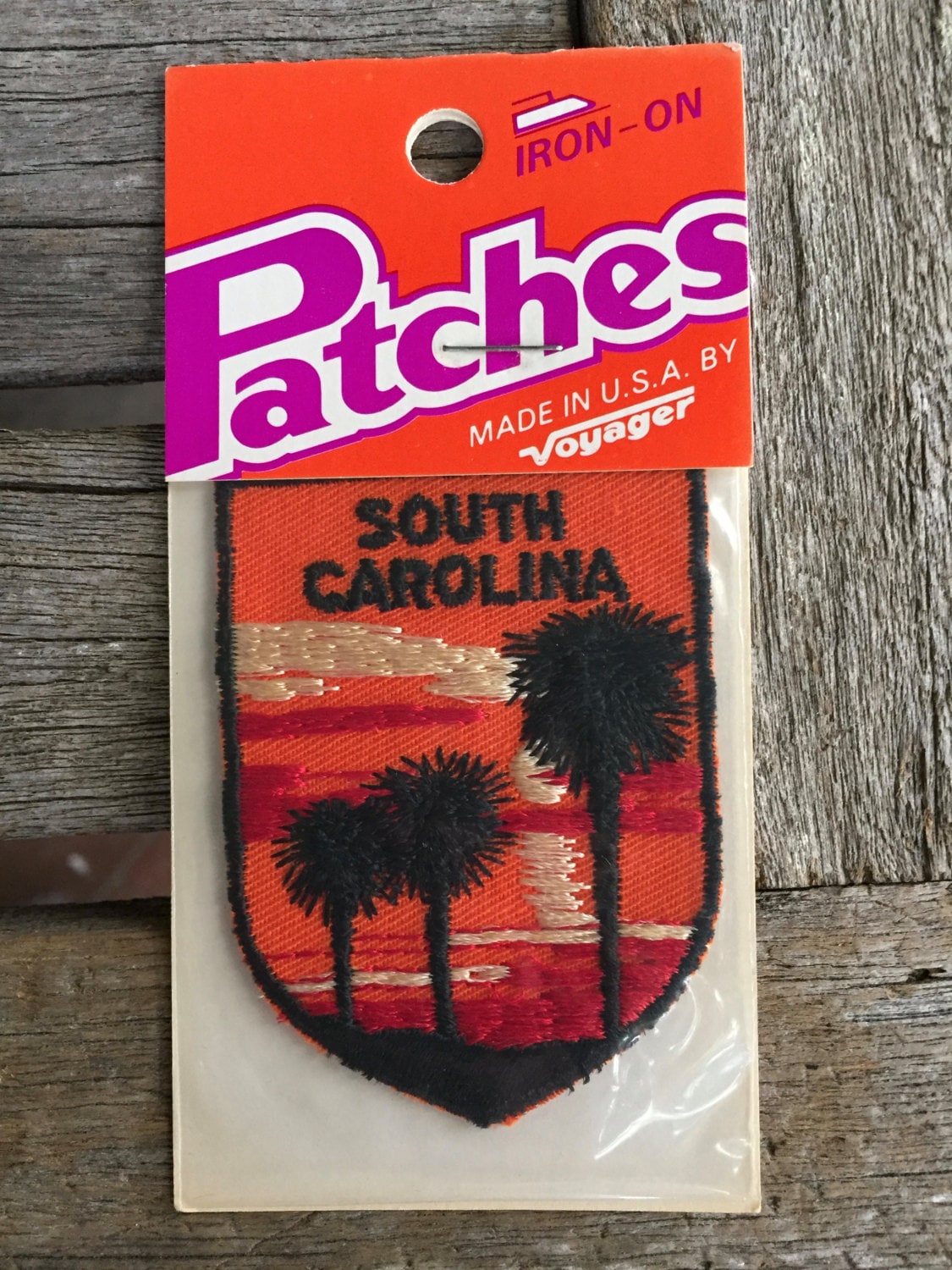 South Carolina Vintage Souvenir Travel Patch From Voyager - Etsy