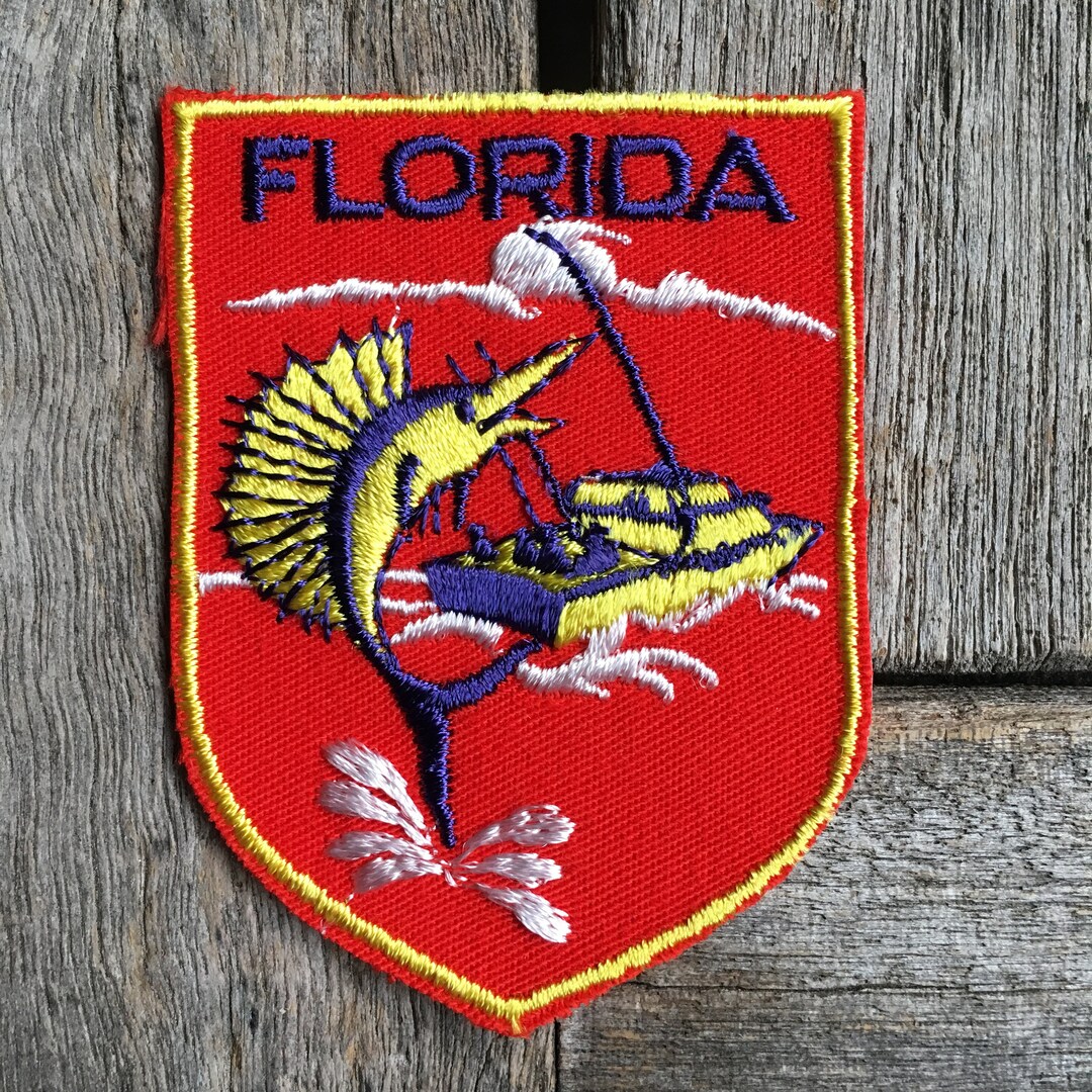 Florida Vintage Souvenir Travel Patch From Voyager - Etsy