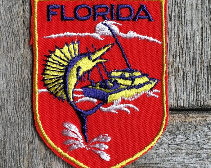 Florida Vintage Souvenir Travel Patch From Voyager - Etsy