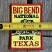 Big Bend National Park Texas Vintage Souvenir Travel Patch - Etsy