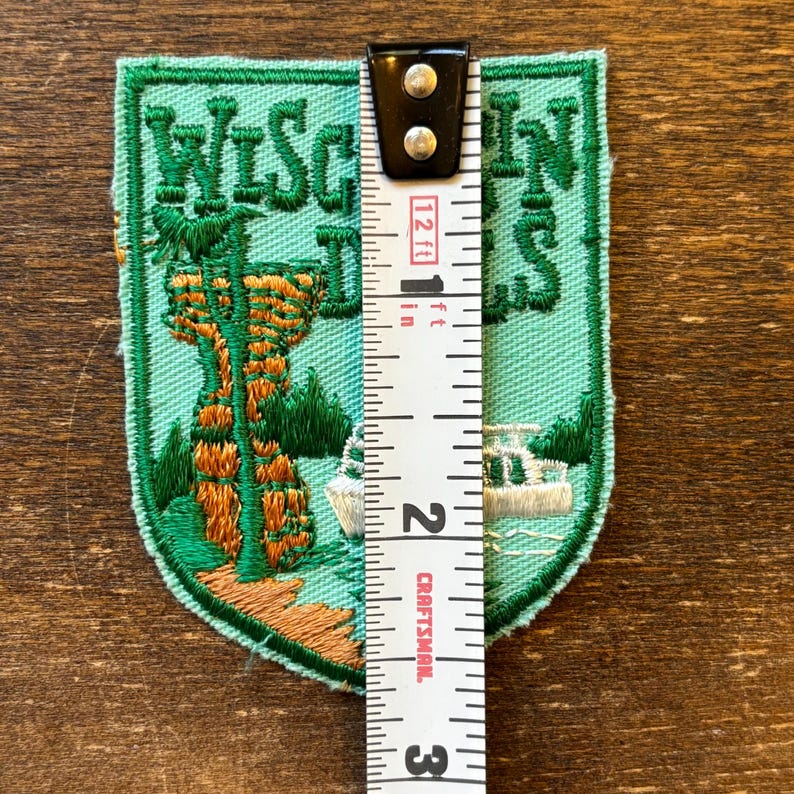 Wisconsin Dells Vintage Souvenir Travel Patch by Voyager - Etsy